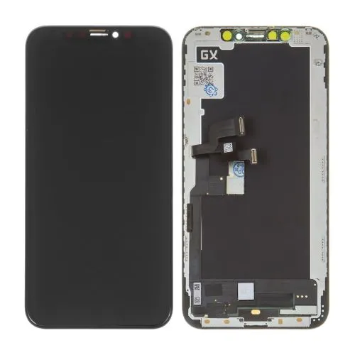 LCD ekran / displej za iPhone XS + touchscreen Black APLONG OEM Changed Glass