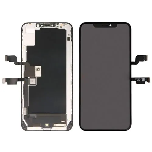 LCD ekran / displej za iPhone XS +touch screen crni HO3 I serie (sa drzacem kamere i senzora)