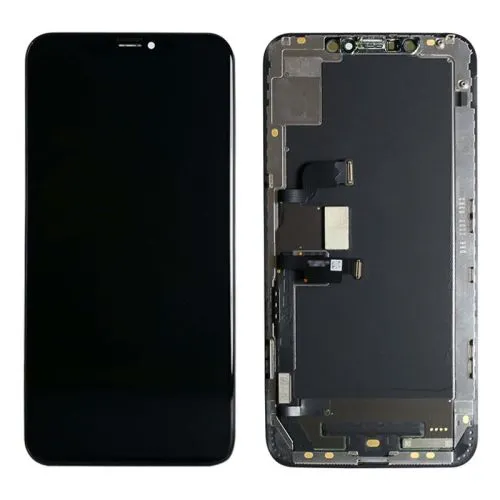 LCD ekran / displej za iPhone XS MAX +touch screen crni HO3 I serie (sa drzacem kamere i senzora)