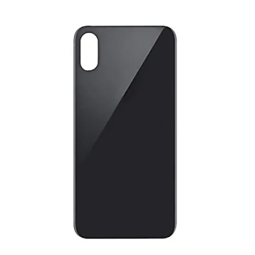 Poklopac za iPhone X Black sa vecom rupom za okular kamere (NO LOGO)