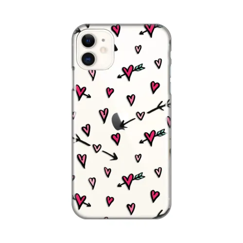 Silikonska futrola - maska print Skin za iPhone 11 6.1 Heart Pattern