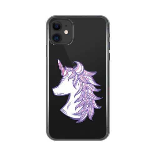 Silikonska futrola - maska print Skin za iPhone 11 6.1 Purple Unicorn