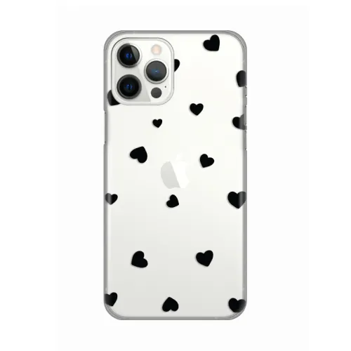 Silikonska futrola - maska print Skin za iPhone 12 Pro Max 6.1 Hearts