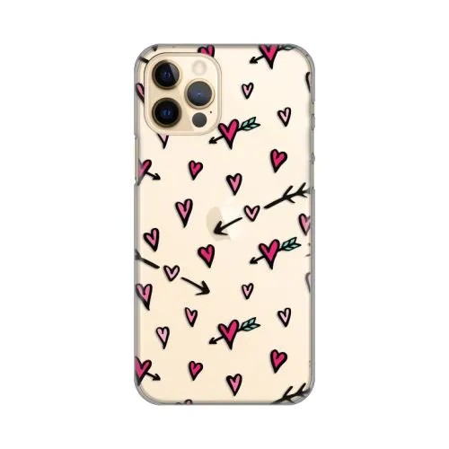 Silikonska futrola - maska print Skin za iPhone 12/12 Pro 6.1 Hearts Pattern