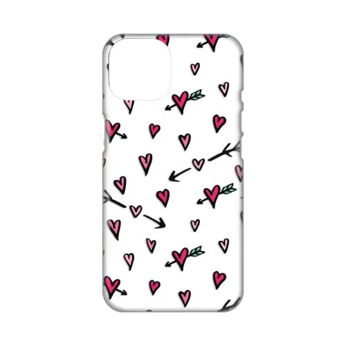 Silikonska futrola - maska print Skin za iPhone 14 Plus 6.7 Heart Pattern