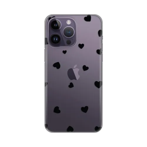 Silikonska futrola - maska print Skin za iPhone 14 Pro Max 6.7 Hearts