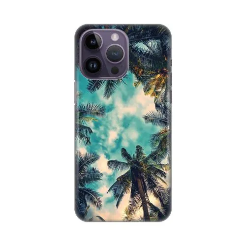 Silikonska futrola - maska print Skin za iPhone 14 Pro Max 6.7 Palm tree