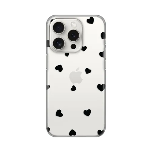 Silikonska futrola - maska print Skin za iPhone 15 Pro 6.1 Hearts