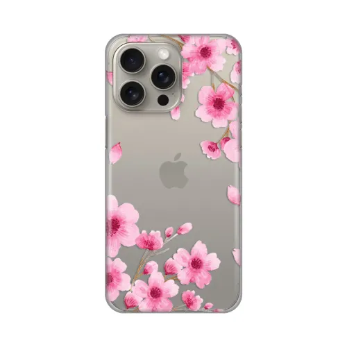 Silikonska futrola - maska print Skin za iPhone 15 Pro Max 6.7 Rose flowers