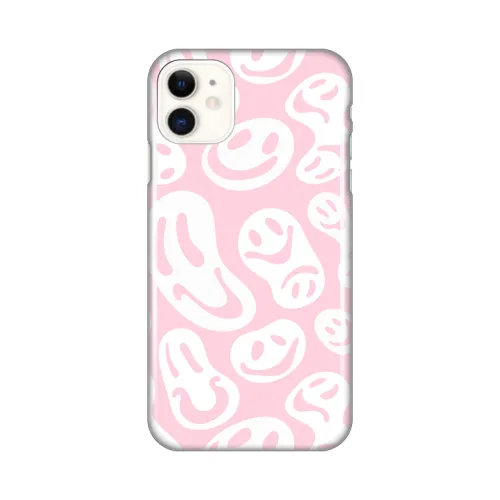 Silikonska futrola - maska print za iPhone 11 6.1 Pink Smiles