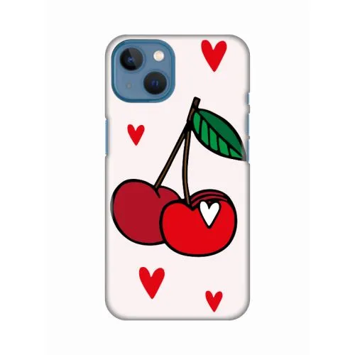 Silikonska futrola - maska print za iPhone 13 6.1 Cherry