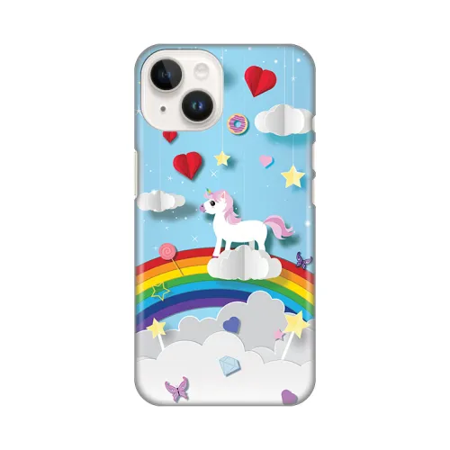 Silikonska futrola - maska print za iPhone 14 6.1 Unicorn