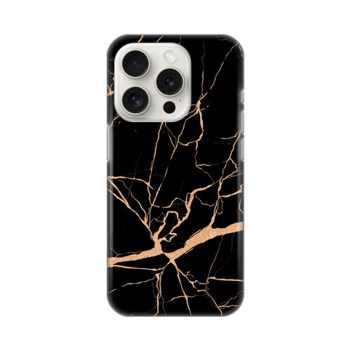 Silikonska futrola - maska print za iPhone 15 Pro 6.1 All Black