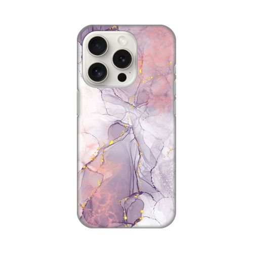 Silikonska futrola - maska print za iPhone 15 Pro 6.1 Pink Marble