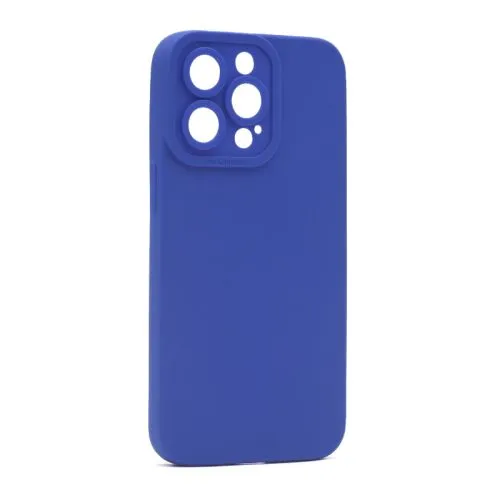 Silikonska futrola - maska Pro Camera za iPhone 13 Pro 6.1 tamno plava (MS)
