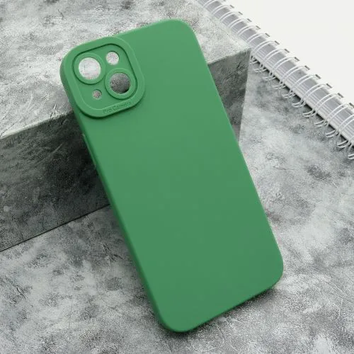 Silikonska futrola - maska Pro Camera za iPhone 14 Plus (6.7) tamno zelena (MS)