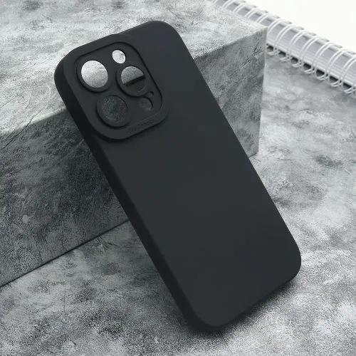 Silikonska futrola - maska Pro Camera za iPhone 14 Pro (6.1) crna (MS)