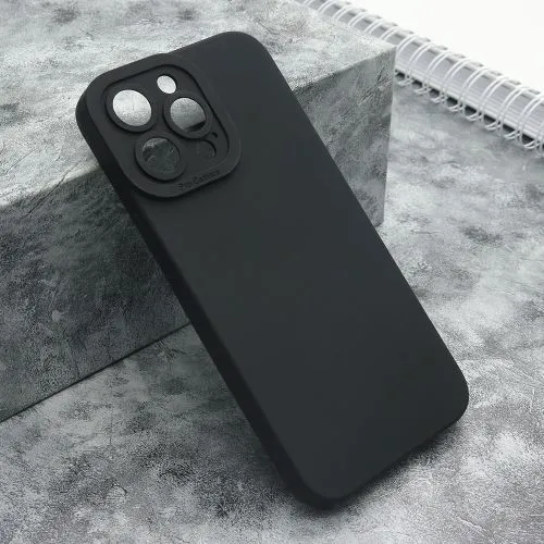 Silikonska futrola - maska Pro Camera za iPhone 14 Pro Max (6.7) crna (MS)