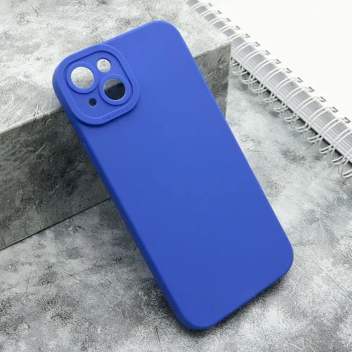 Silikonska futrola - maska Pro Camera za iPhone 15 Plus (6.7) tamno plava (MS)