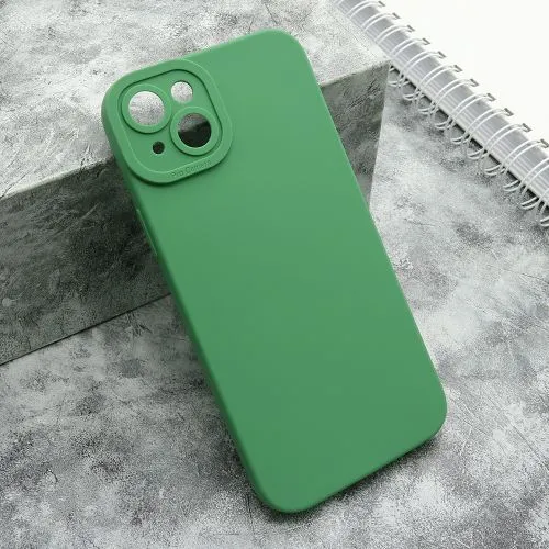 Silikonska futrola - maska Pro Camera za iPhone 15 Plus (6.7) tamno zelena (MS)