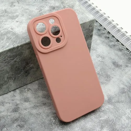 Silikonska futrola - maska Pro Camera za iPhone 15 Pro (6.1) roze (MS)
