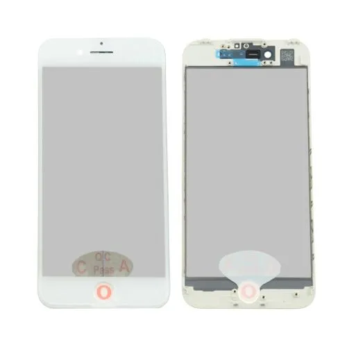 Staklo touchscreen-a + frame + OCA + polarizator za iPhone 7 Belo (Crown Quality)
