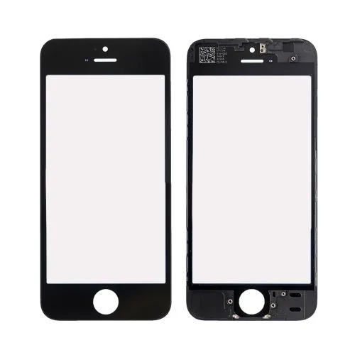 Staklo touchscreen-a+frame za iPhone 5S crno OCM