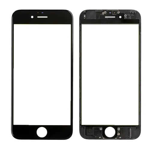 Staklo touchscreen-a+frame+OCA za iPhone 6S 4,7 crno AAA