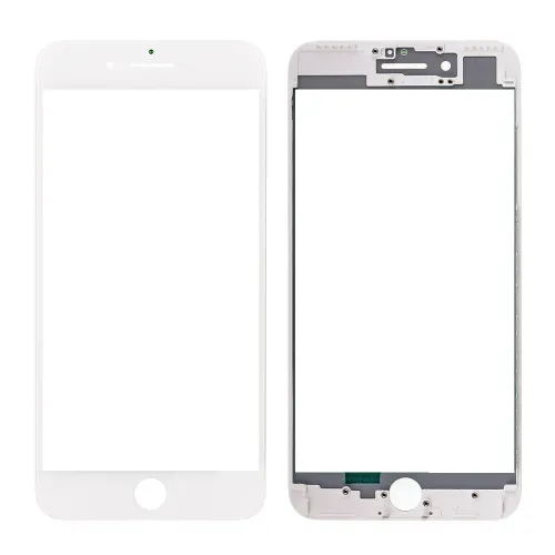 Staklo touchscreen-a+frame+OCA za iPhone 7 belo AAA RW