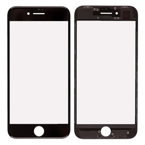 Staklo touchscreen-a+frame+OCA za iPhone 8 Plus crno AAA