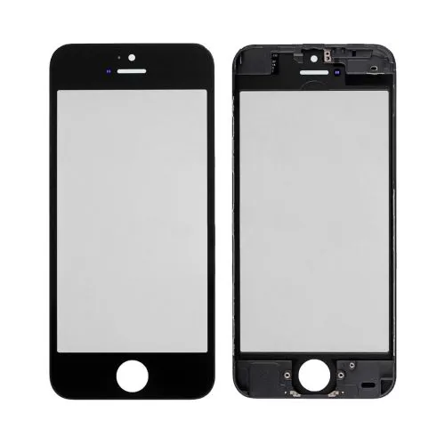 Staklo touchscreen-a+frame+OCA+polarizator za iPhone 5C crno CO