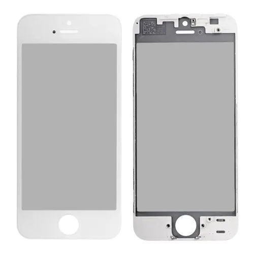 Staklo touchscreen-a+frame+OCA+polarizator za iPhone 5G belo CO