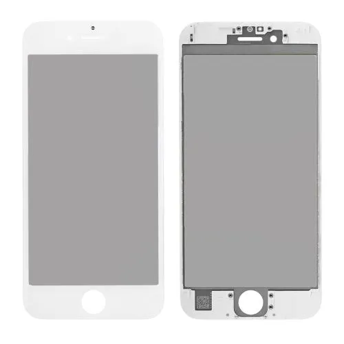 Staklo touchscreen-a+frame+OCA+polarizator za iPhone 6S 4,7 belo OCM