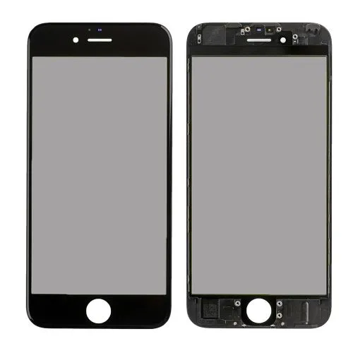 Staklo touchscreen-a+frame+OCA+polarizator za iPhone 6S 4,7 crno OCM