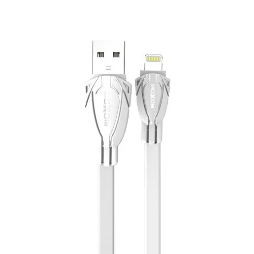 USB data kabl Moxom MX-CB32 2.4A lightning 1m beli (MS)