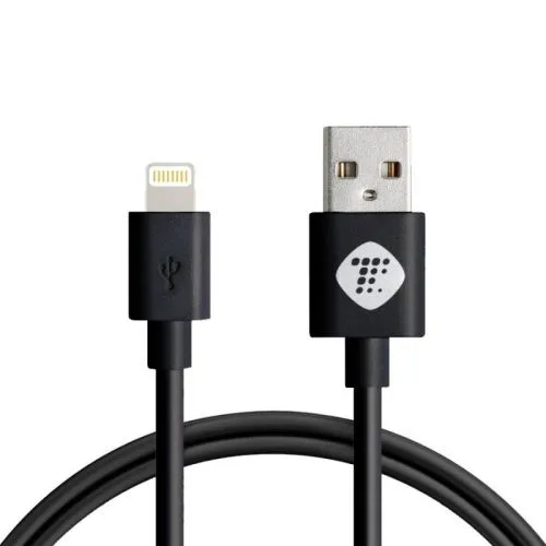 USB Data kabl Teracell Plus za iPhone lightning crni 1.2m