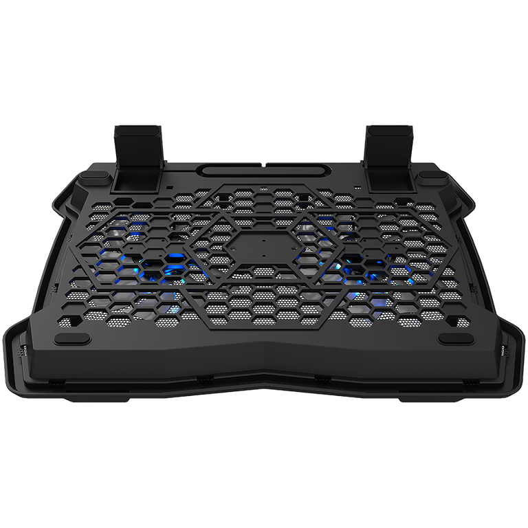 CANYON NS03, Cooling stand dual-fan with 2x2.0 USB hub, support up to 10”-15.6” laptop, ABS plastic and iron, Fans dimension:125*125*15mm(2pcs), DC 5V, fan speed: 800-1000RPM, size:340*265*30mm, 4...