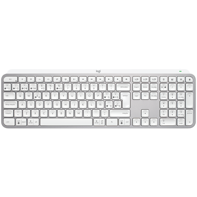 LOGITECH MX Keys S Bluetooth Illuminated Keyboard - PALE GREY - US INT'LID: EK000577433