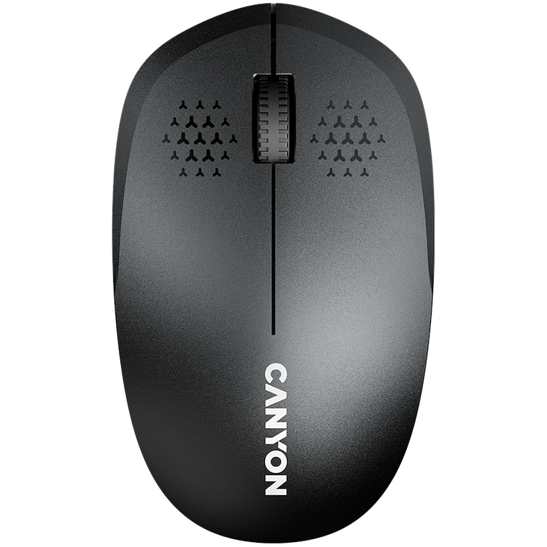 CANYON MW-04, Bluetooth Wireless optical mouse with 3 buttons, DPI 1200 , with1pc AA canyon turbo Alkaline battery,Black, 103*61*38.5mm, 0.047kgID EK000577416