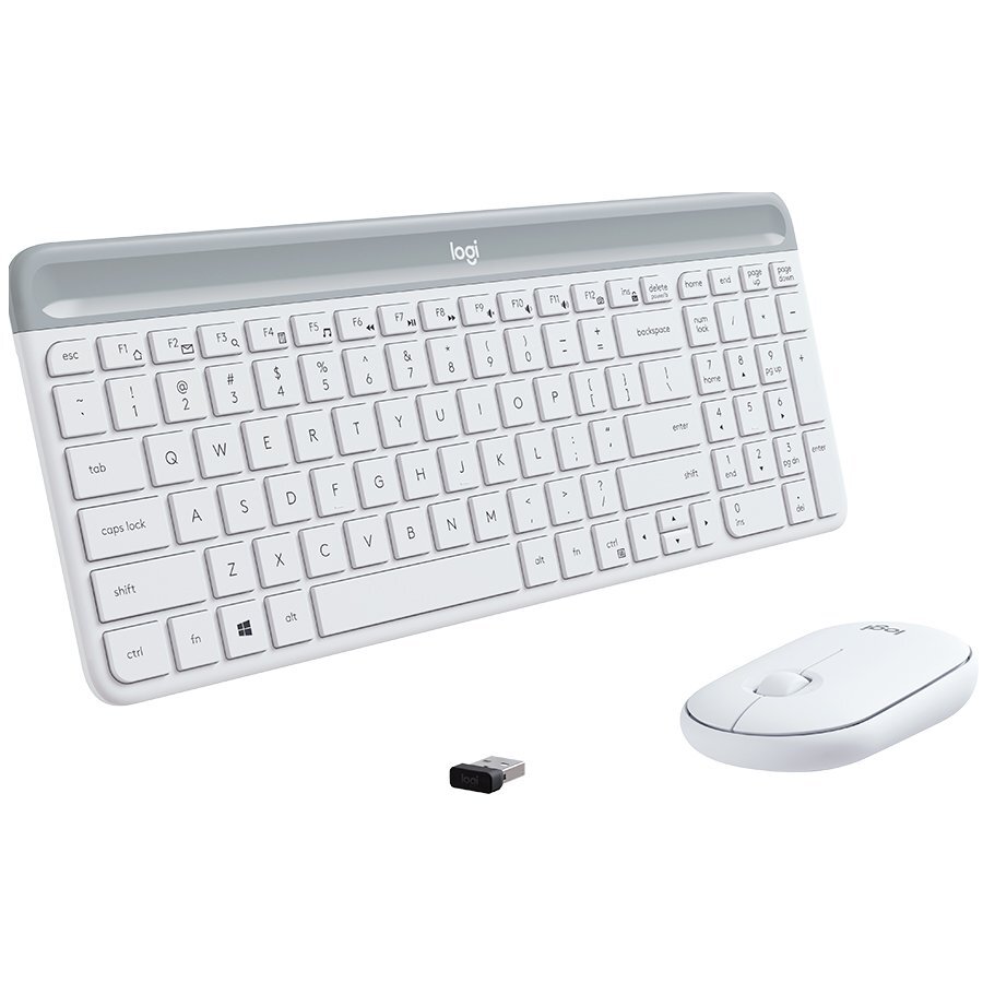 LOGITECH MK470 Slim Wireless Combo - OFF-WHITE - US INT'LID: EK000577376