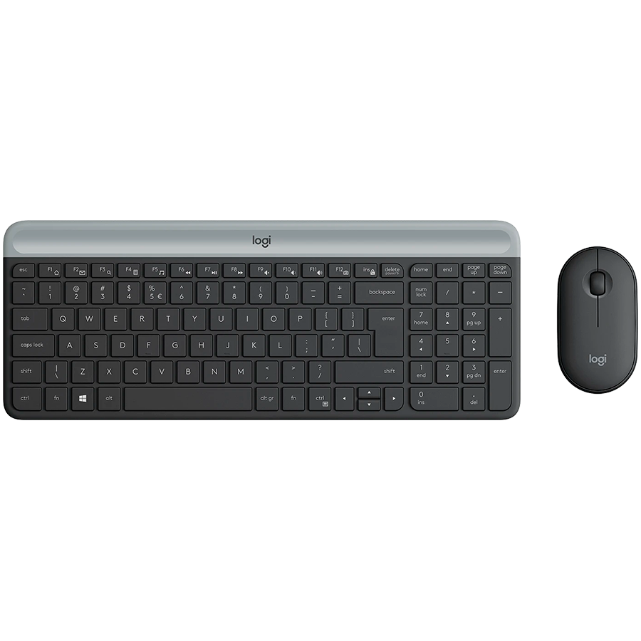 LOGITECH MK470 Slim Wireless Combo - GRAPHITE - US INT'LID EK000577363