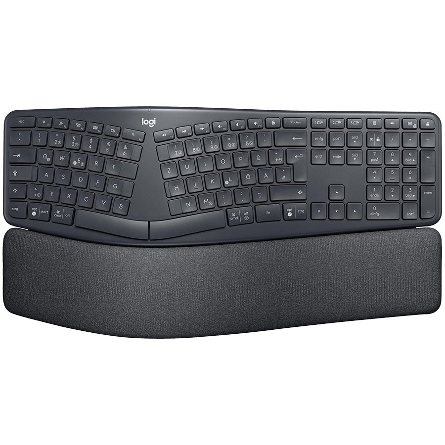 LOGITECH K860 ERGO Bluetooth keyboard - GRAPHITE - US INT'LID EK000577316