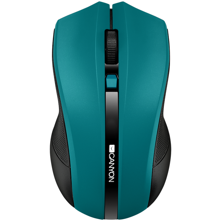 CANYON MW-5, 2.4GHz wireless Optical Mouse with 4 buttons, DPI 800/1200/1600, Green, 122*69*40mm, 0.067kgID EK000577295