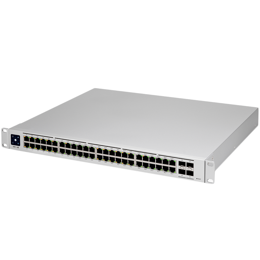 Ubiquiti Layer 3 switch with (48) GbE RJ45 ports and (4) 10G SFP+ ports.ID EK000577273