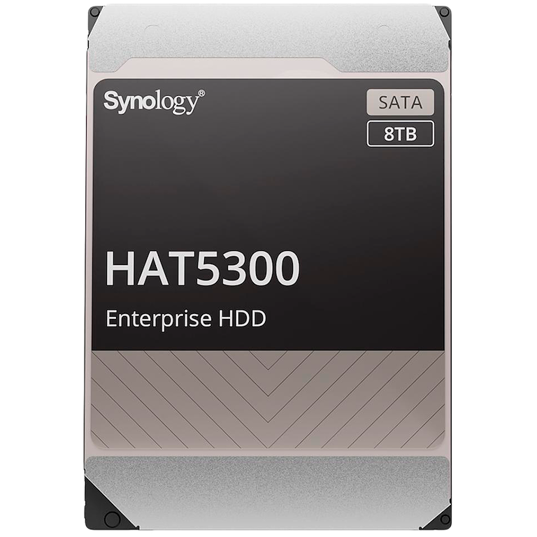 Synology HAT5300-8T 8TB 3.5" HDD SATA 6Gb/s, 512e; 7200rpm, Buffer size : 256MiB, MTTF 2M hours, warranty 5 yearsID EK000577419