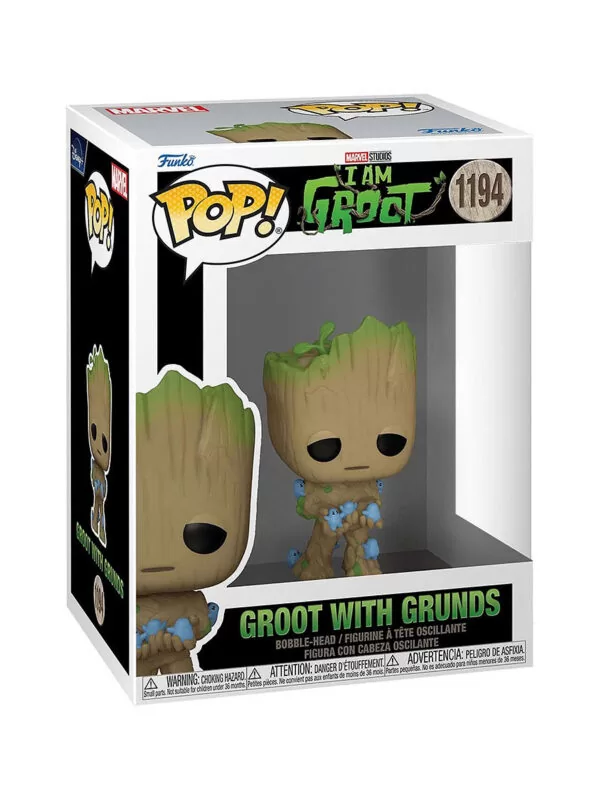 Bobble Figure Marvel – I Am Groot POP! – Groot with Grunds 9cm