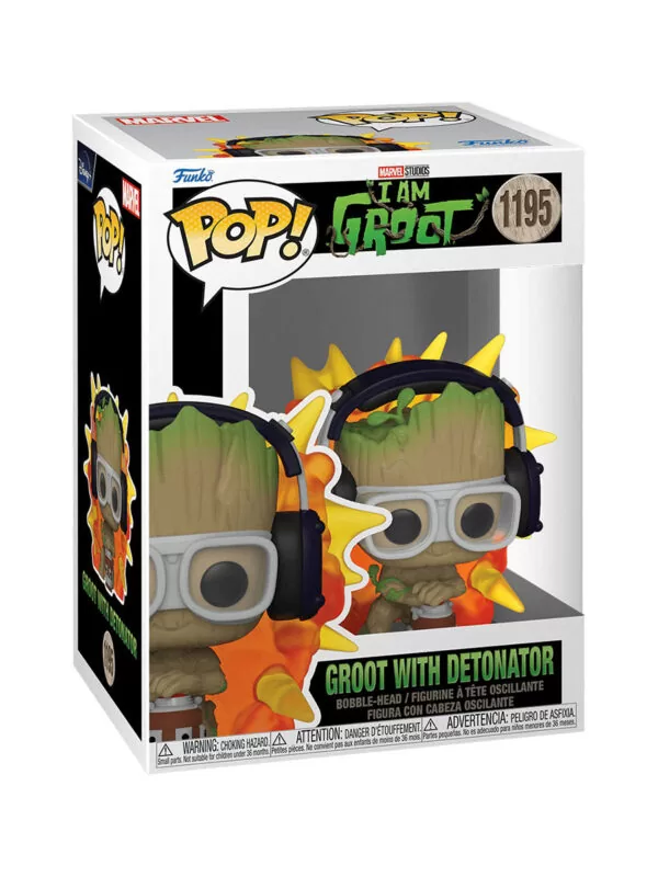 Bobble Figure Marvel – I Am Groot POP! – Groot with Detonator 9cm