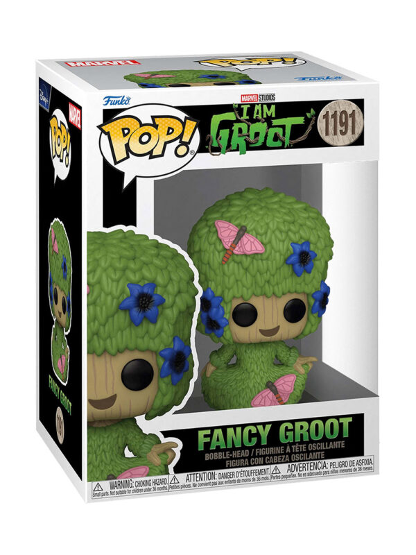 Bobble-Head Figure – Marvel: I Am Groot POP! – Fancy Groot