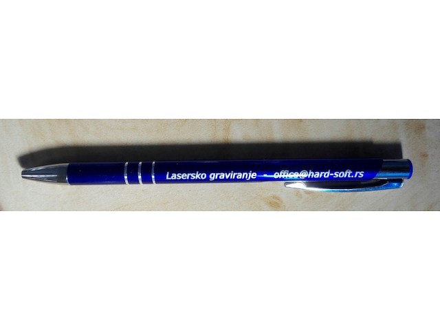 Laserski gravirana metalna olovka sa vašim tekstom