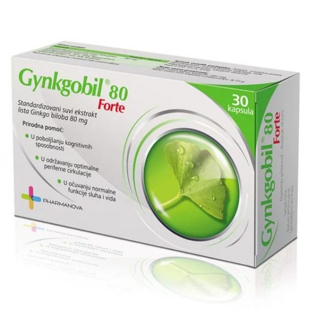 Gynkgobil forte 80mg 30 kapsula